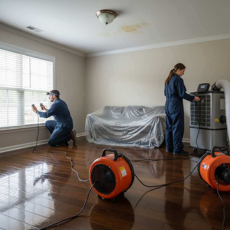 Water Damage Restoration Greensboro NC | ERX 24/7 Services - Emergency ...